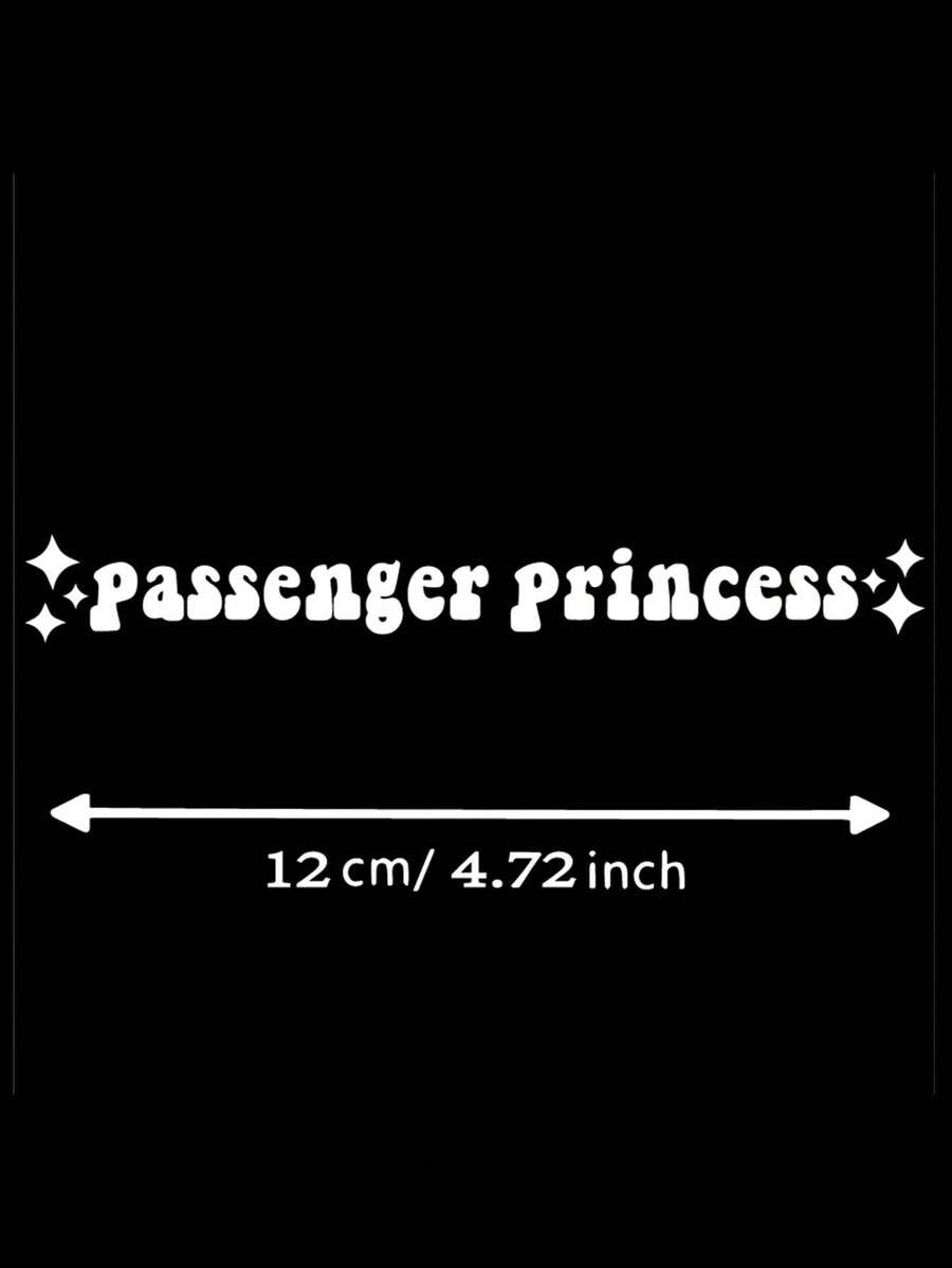 RandySticker 12CM Passenger Princess Vinyl Decal Sticker, Princess ...
