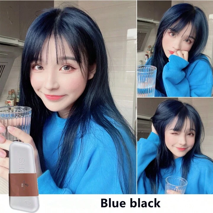 Blue Black Hair Dye Box
