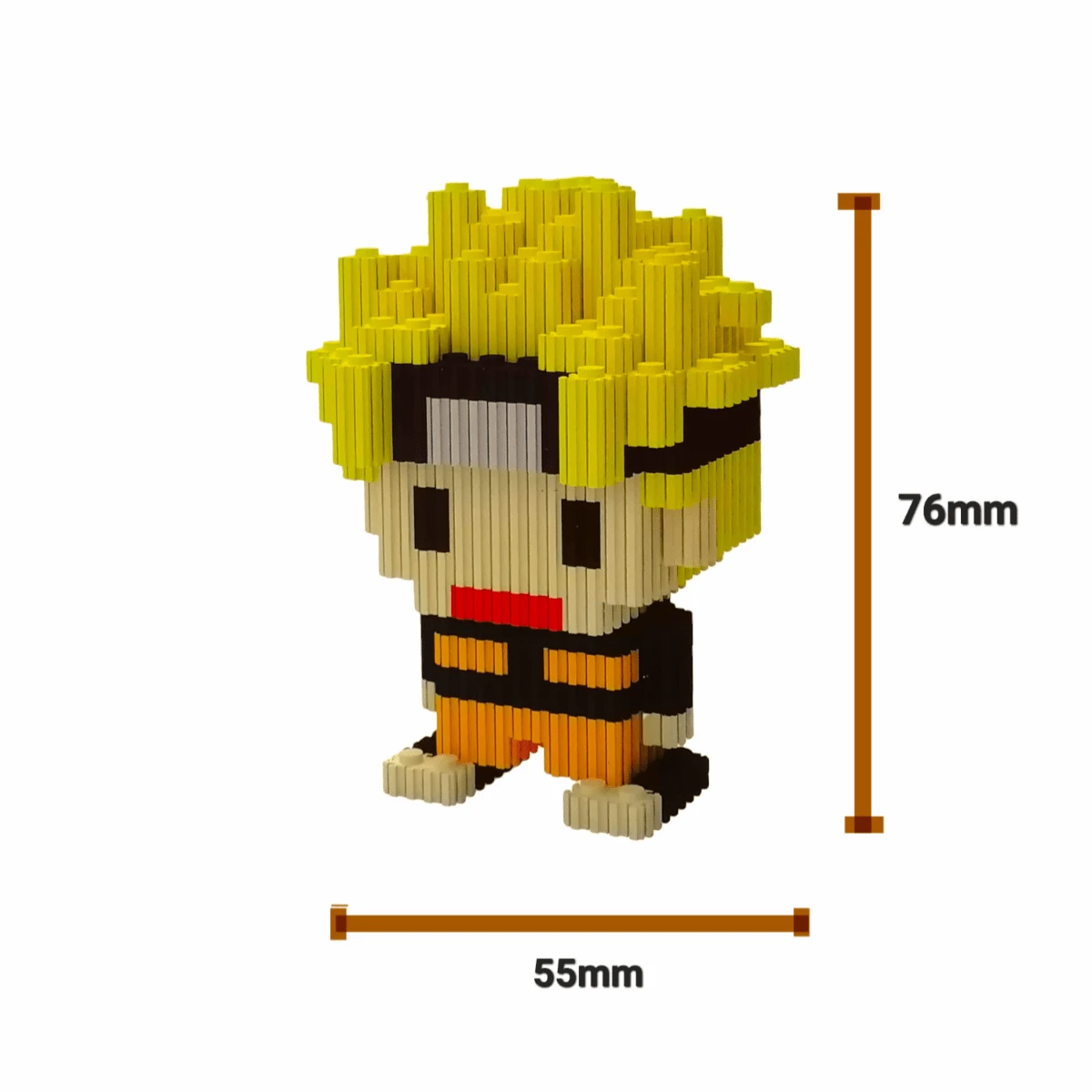 1 Set Toy Mini Building Blocks Figure To Assemble Animated Character ...