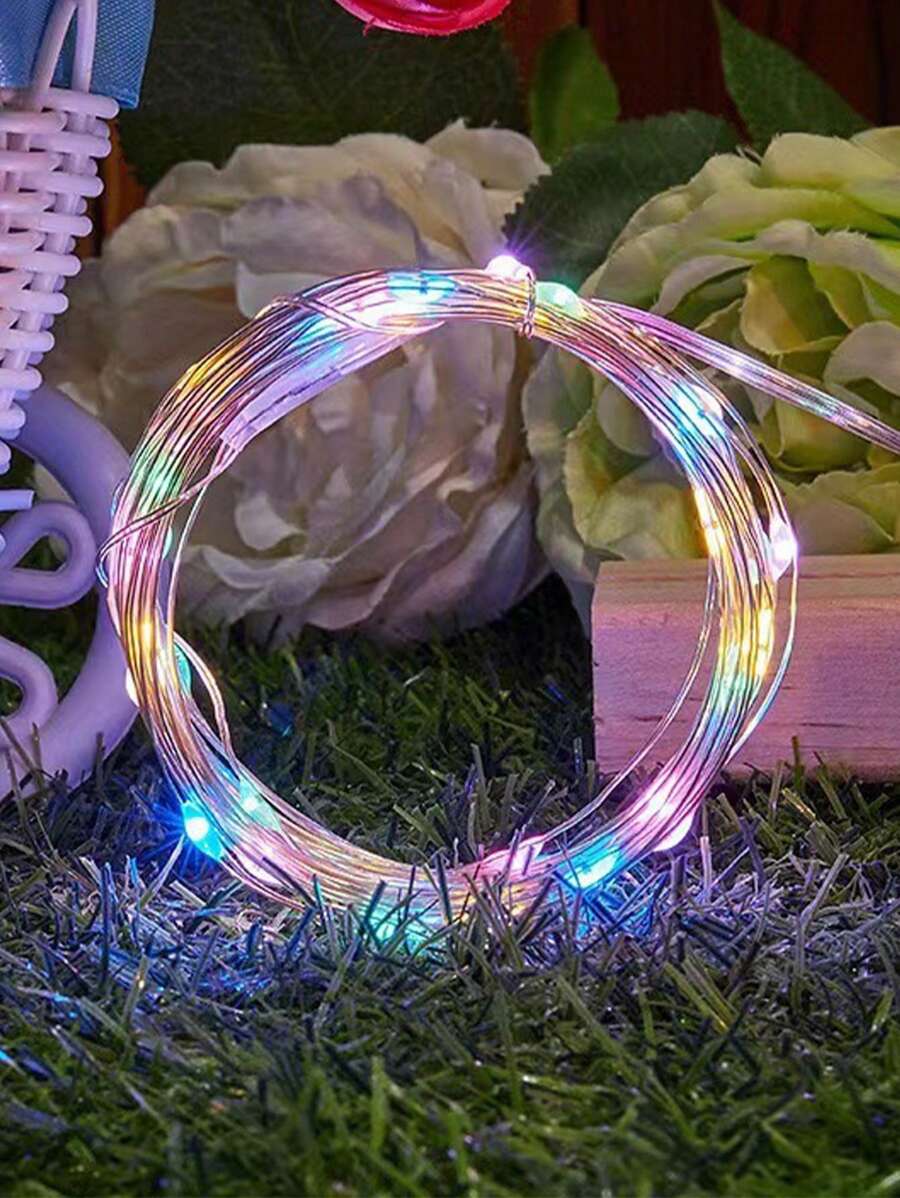 1pc 5m Party Backdrop Led Decorative String Light (3pcs Lr44 Battery ...