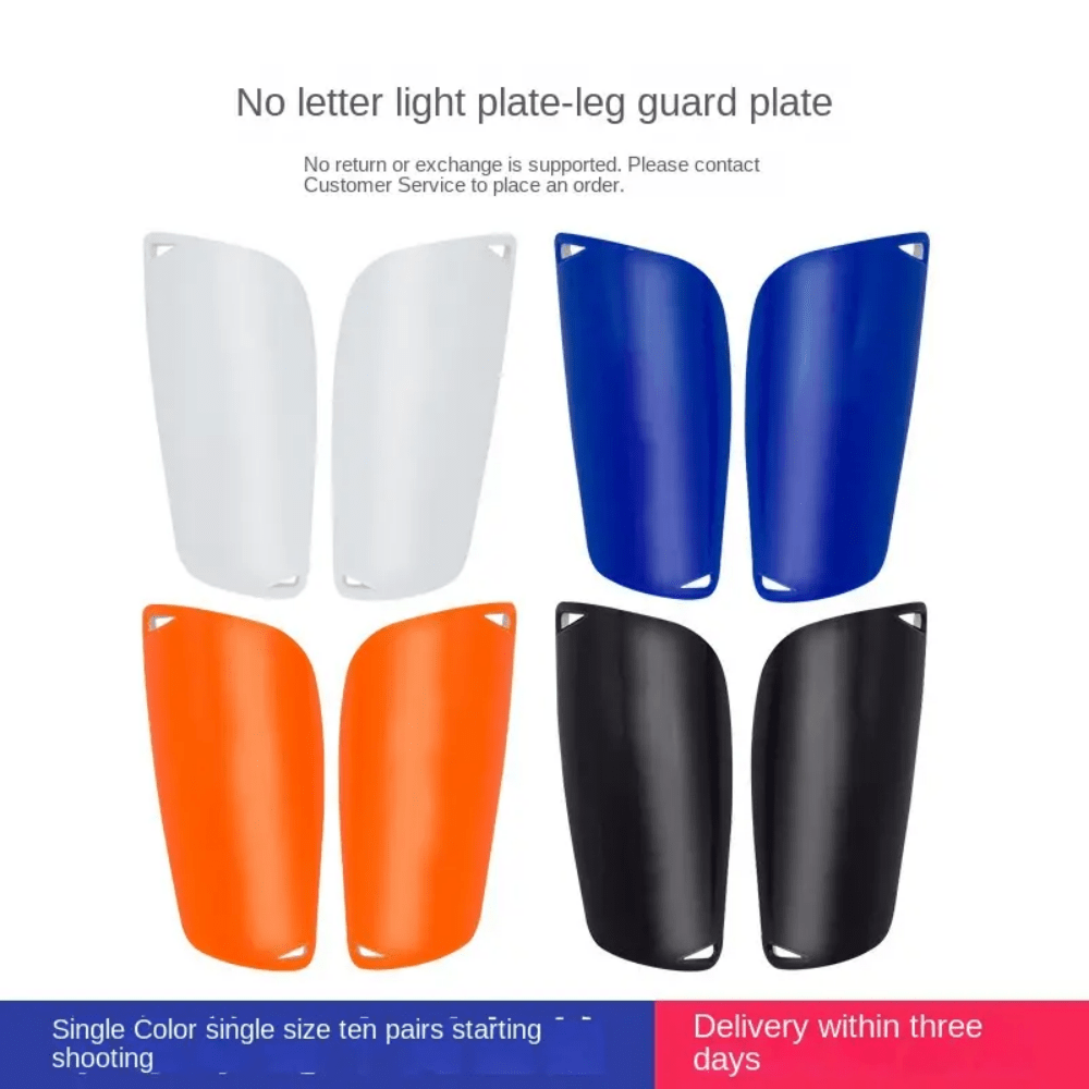 Soccer Shin Guard Hard Pvc Thick Double Layer Interlocking Plate Type ...