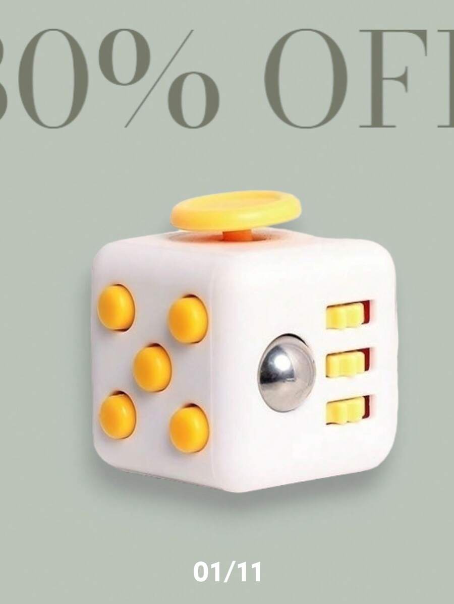 3D Inquietação Cubo 325- Dado Mágico Infinito Pop-it Dedo de apertar ...