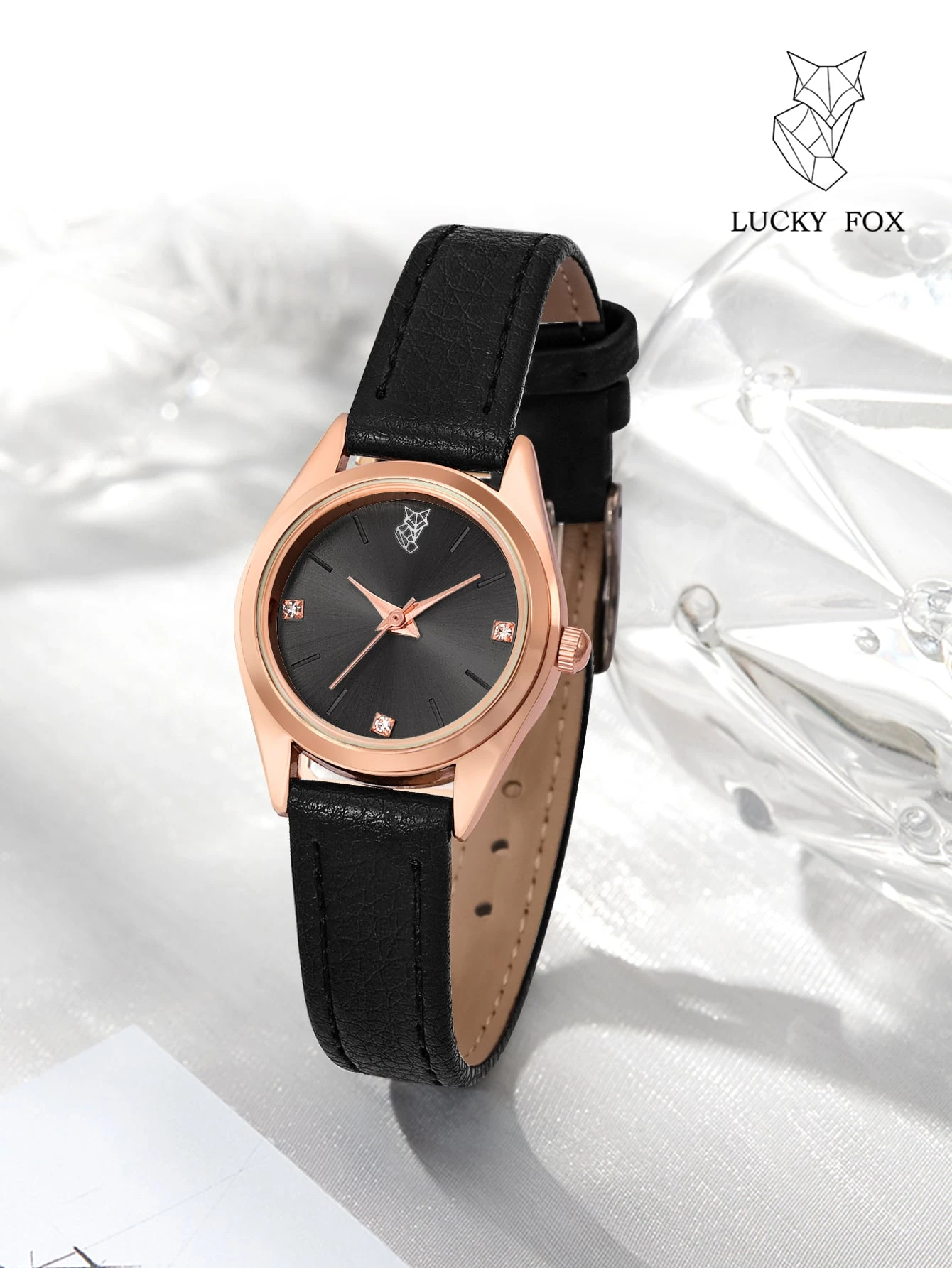 Luckyfox Dry Battery Ladies Watch In Box, Simple And Elegant Design ...
