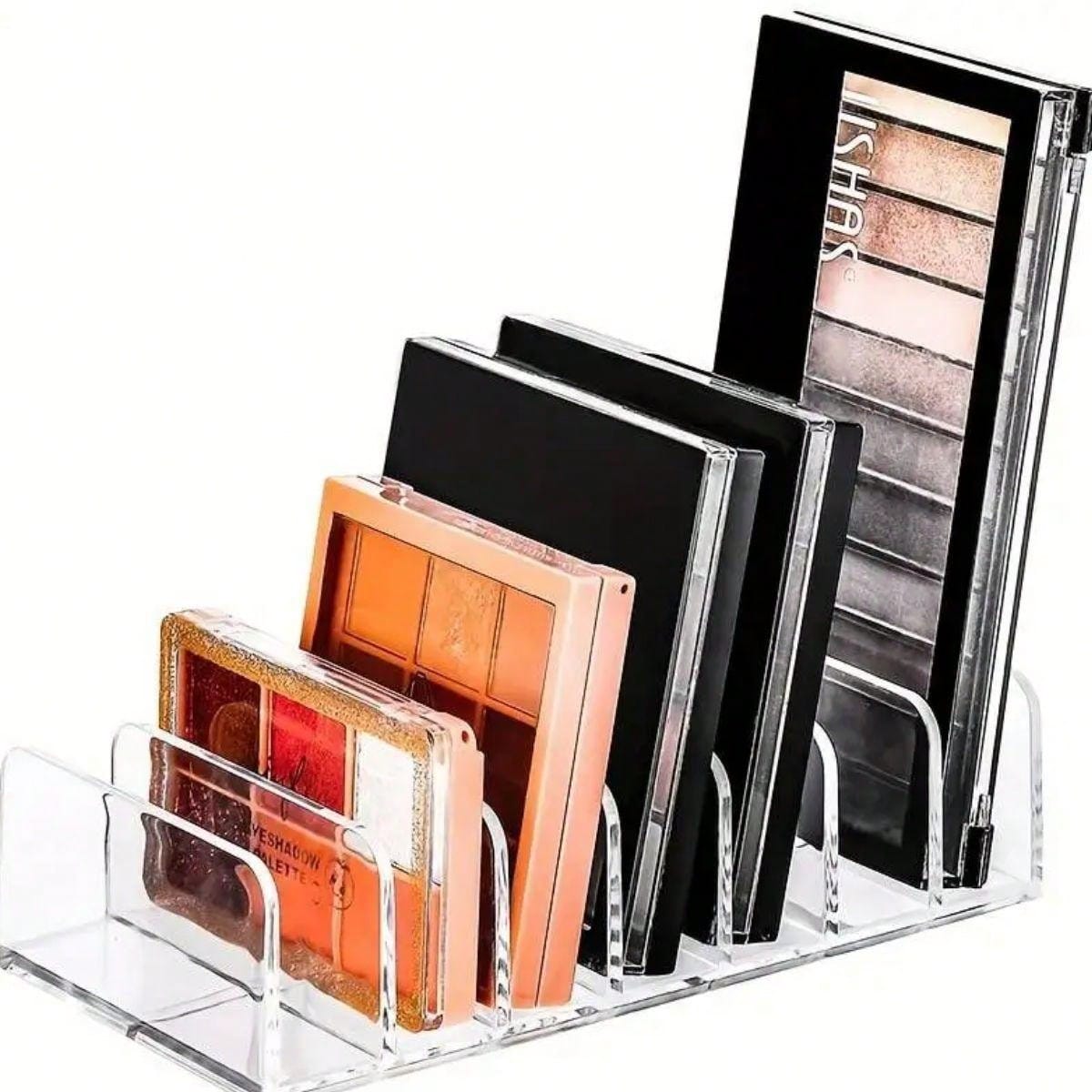 Large Transparent 7-compartment Storage Rack | SHEIN USA