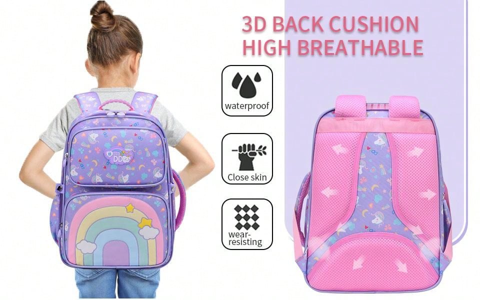 Kids Girls' Unicorn Backpack For Preschool And Elementary School With ...