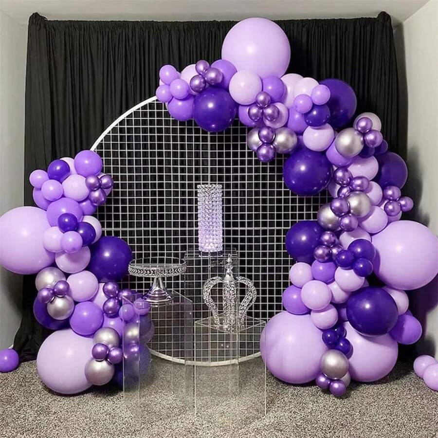 Royal Purple Balloons, 50 Pcs 12/10/5 Inch Purple Balloons, Dark Purple ...