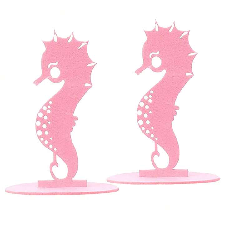 Pink Seahorse Clip Art