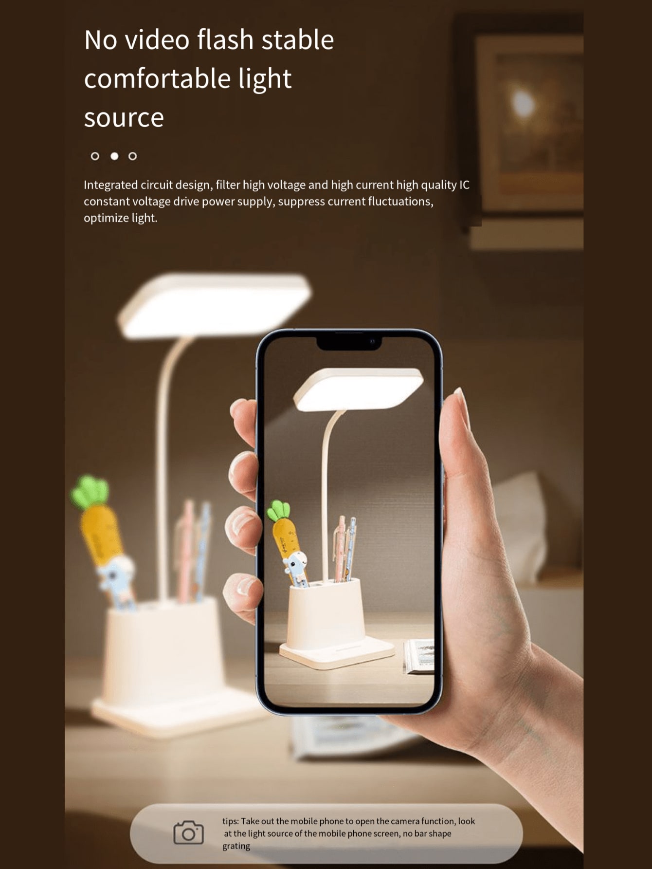 One, USB plug-in dual-purpose LED eye lamp, reading lamp, touch-type ...