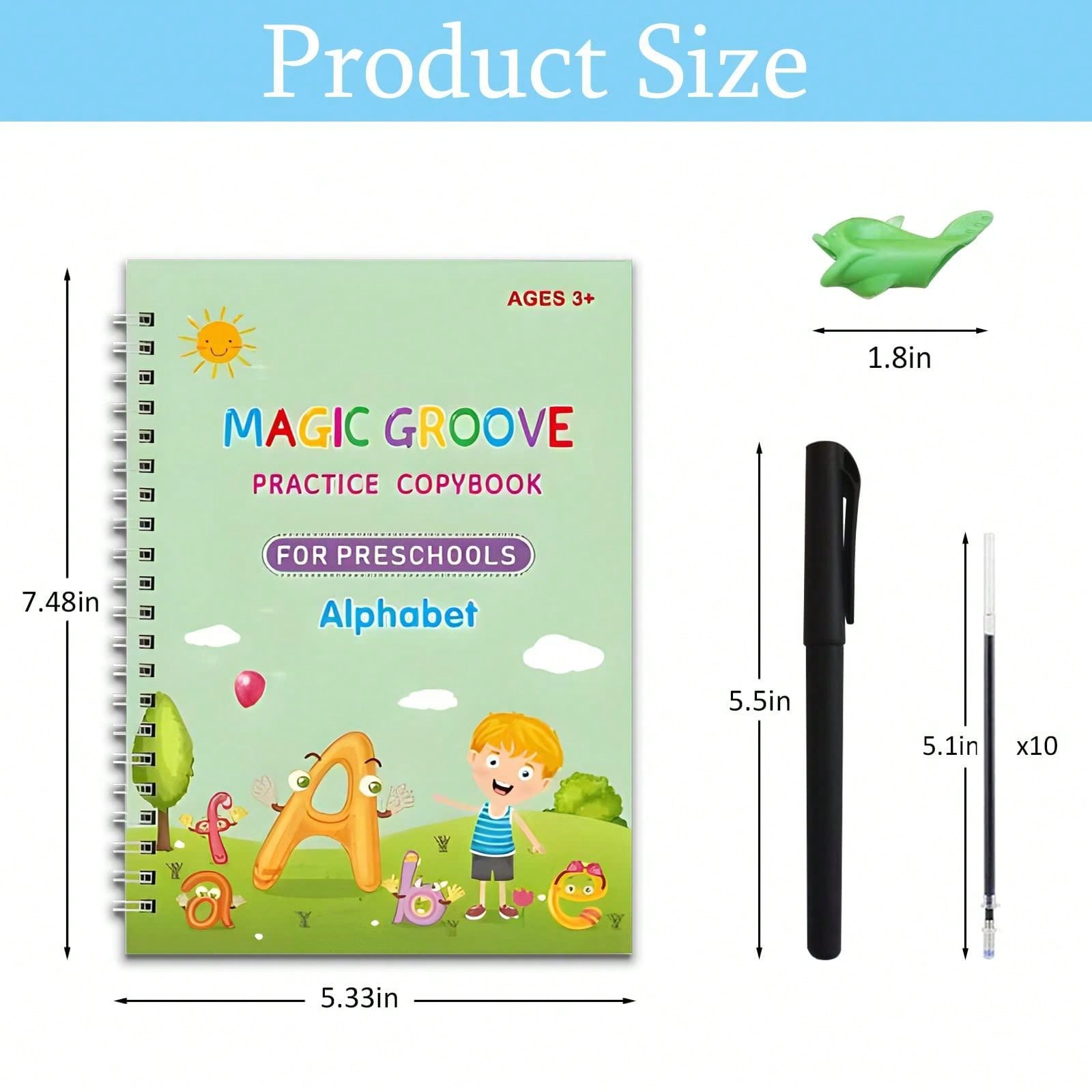 Children's Educational Groove Writing Book | SHEIN USA
