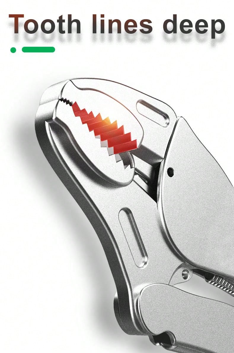 One Piece CR-V Locking Plier, Vise Grip Clamp, 5 Inch, Multifunctional ...
