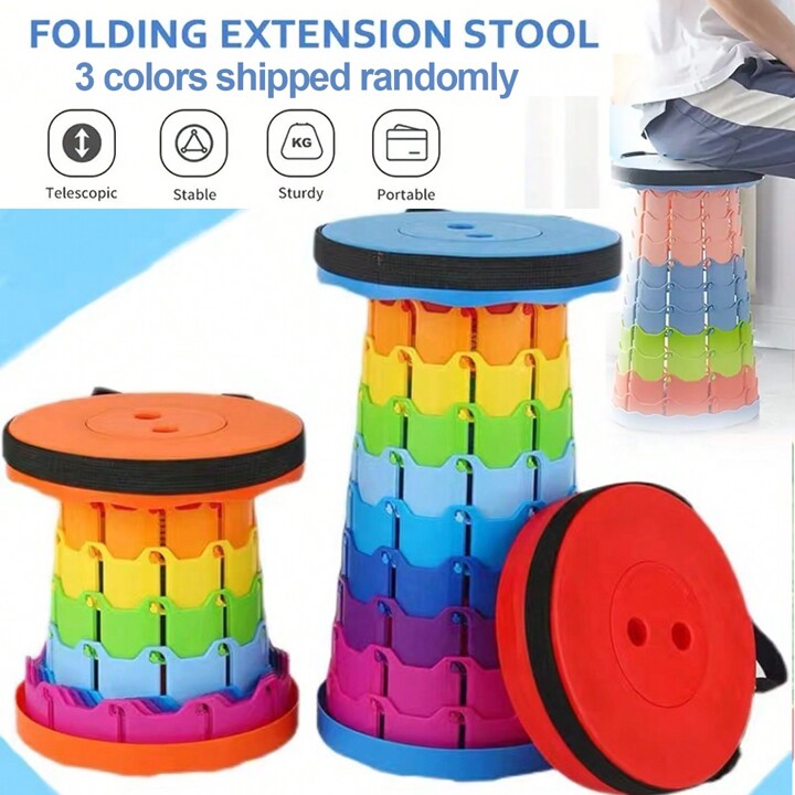Folding extension stool store