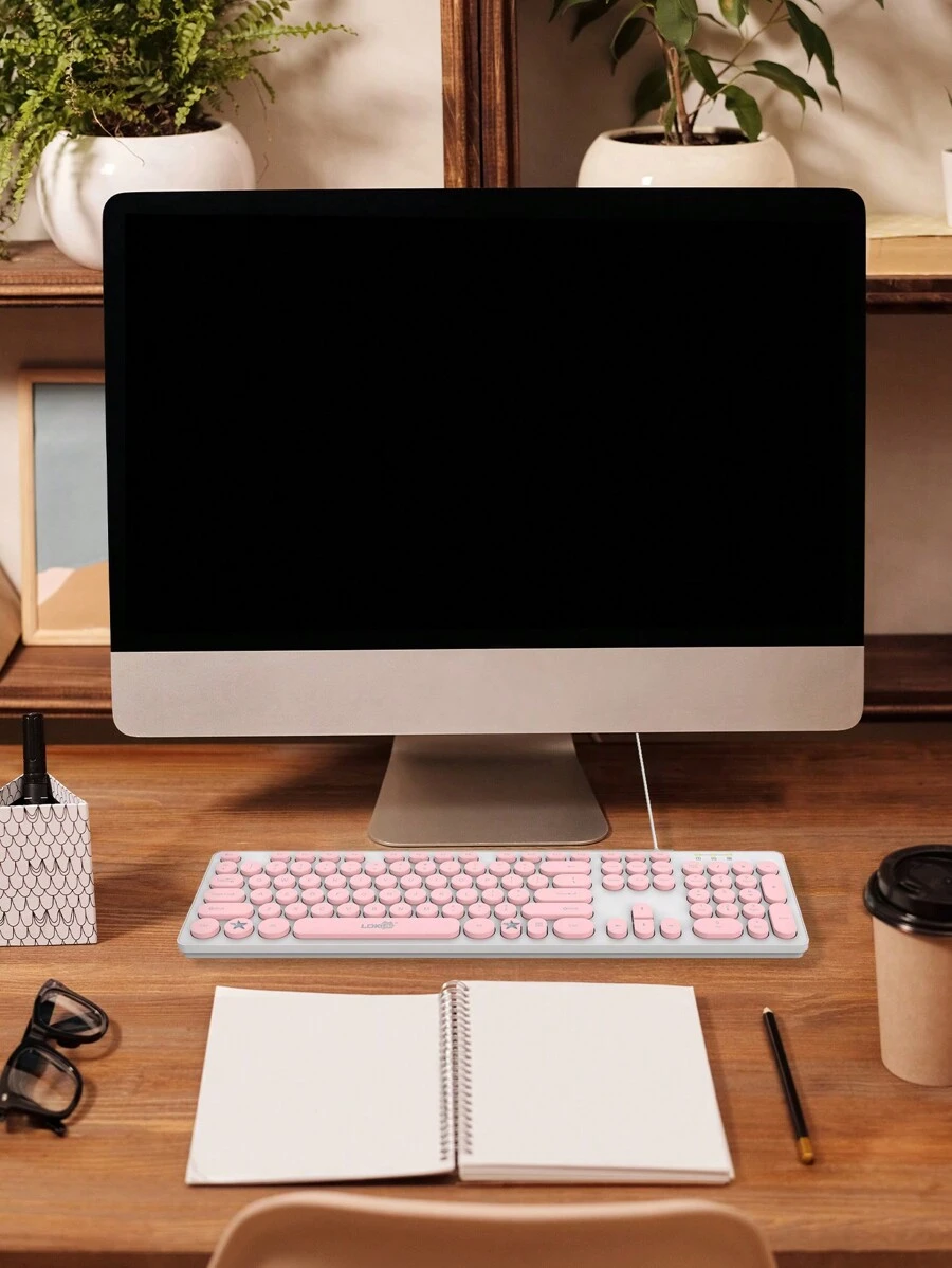 LDKai Colorful Backlit Wired Mechanical Game Keyboard With Gaming ...