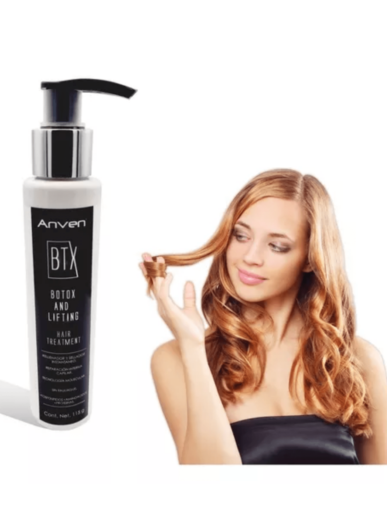 Pack 2pz Anven Botox Capilar Para Cabello Sumamente Dañado 115ml.v ...