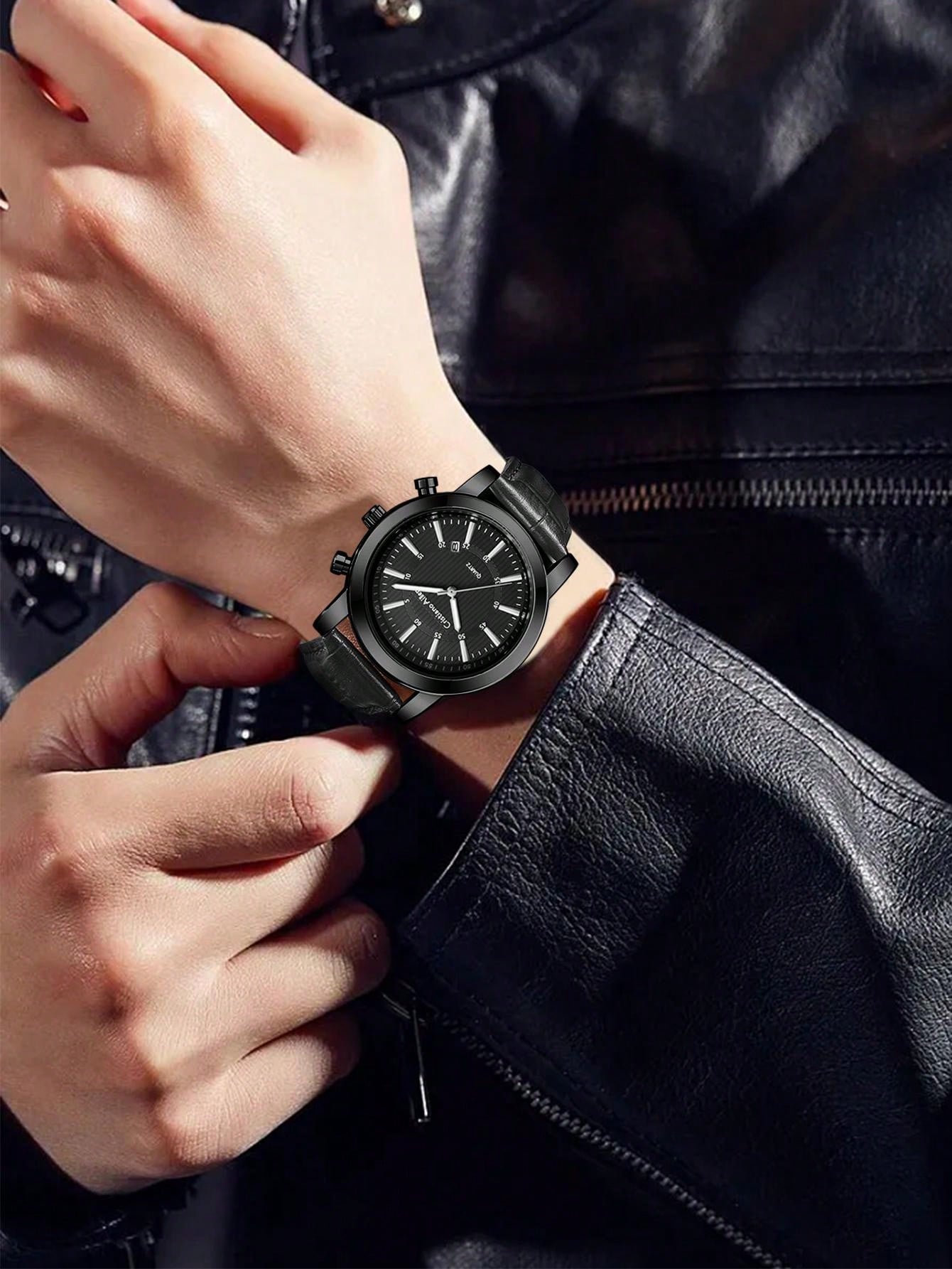 Band Length Adjustable Stainless Steel Square Watch For Young Men ...