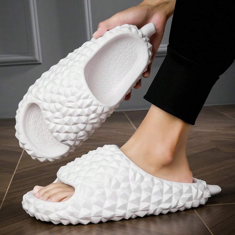 Men's Durian Fruit Design Slippers With Soft Sole | SHEIN USA