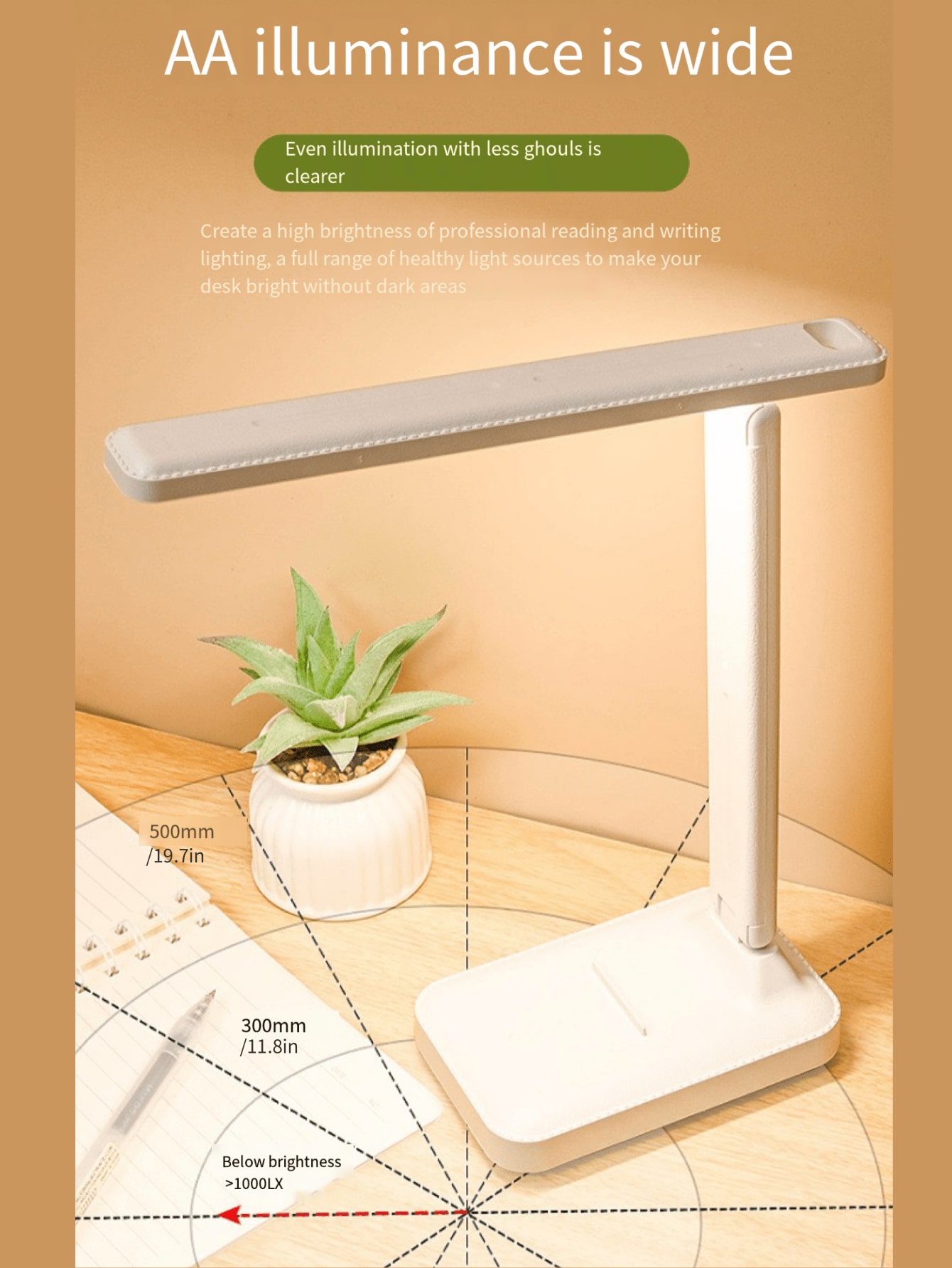 One, USB plug-in dual-purpose LED eye lamp, reading lamp, touch-type ...