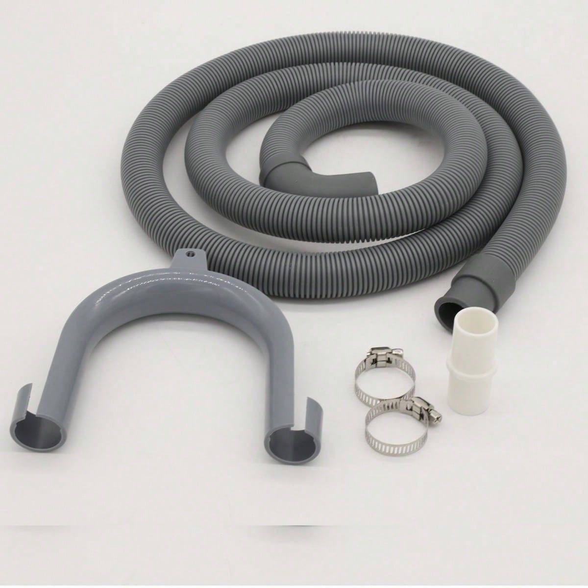 Universal Washing Machine And Dishwasher Drain Hose Kit, Curved End ...