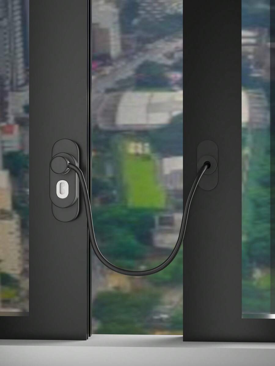 Set Of Security Window Restrictors, Including Stainless Steel Wire Rope ...