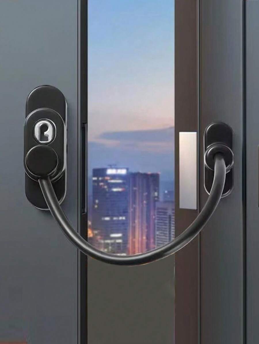 Set Of Security Window Restrictors, Including Stainless Steel Wire Rope ...