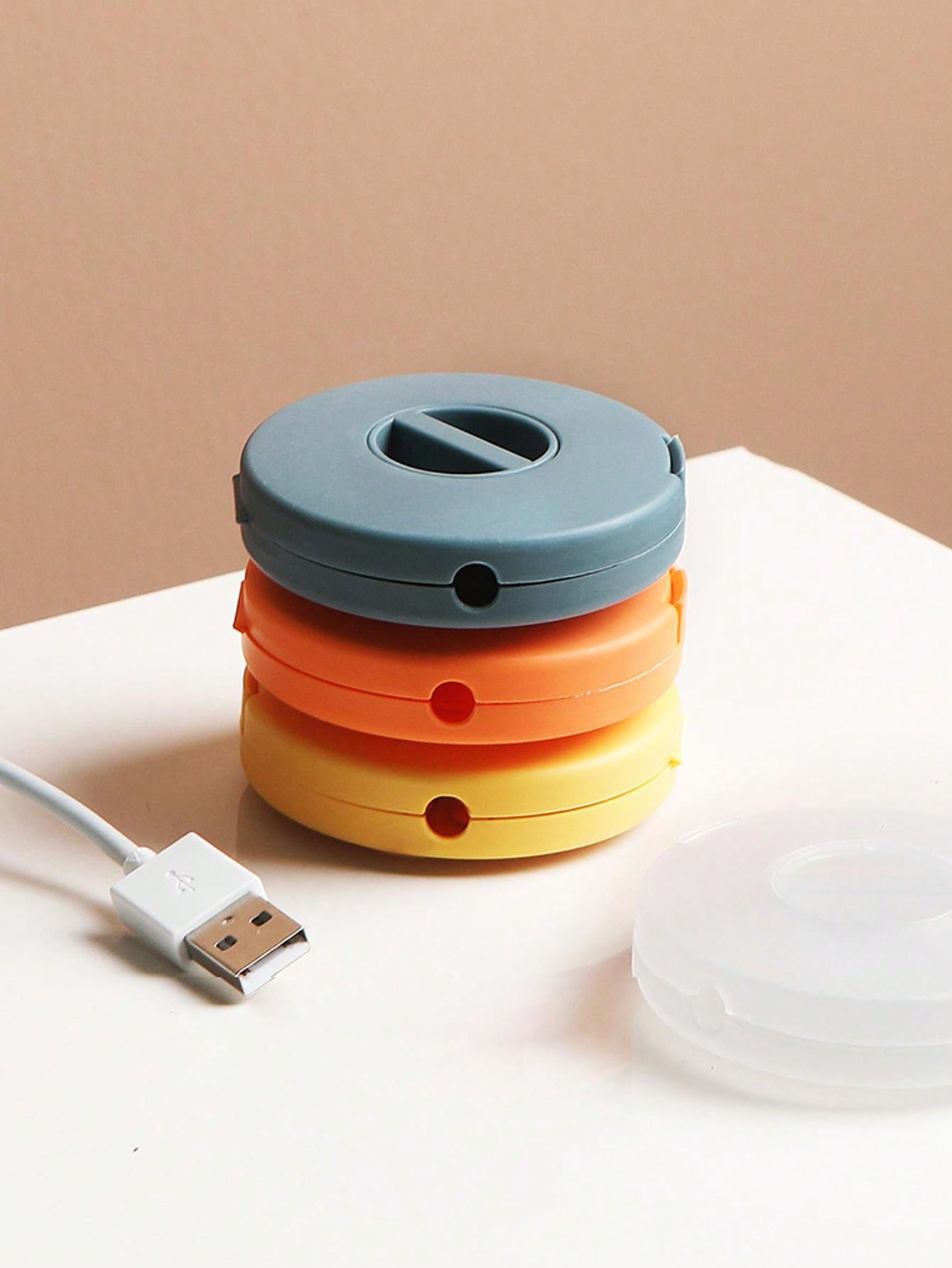 1pc Portable Cable Winder For Tabletop, Earphone, And Charger Cord ...