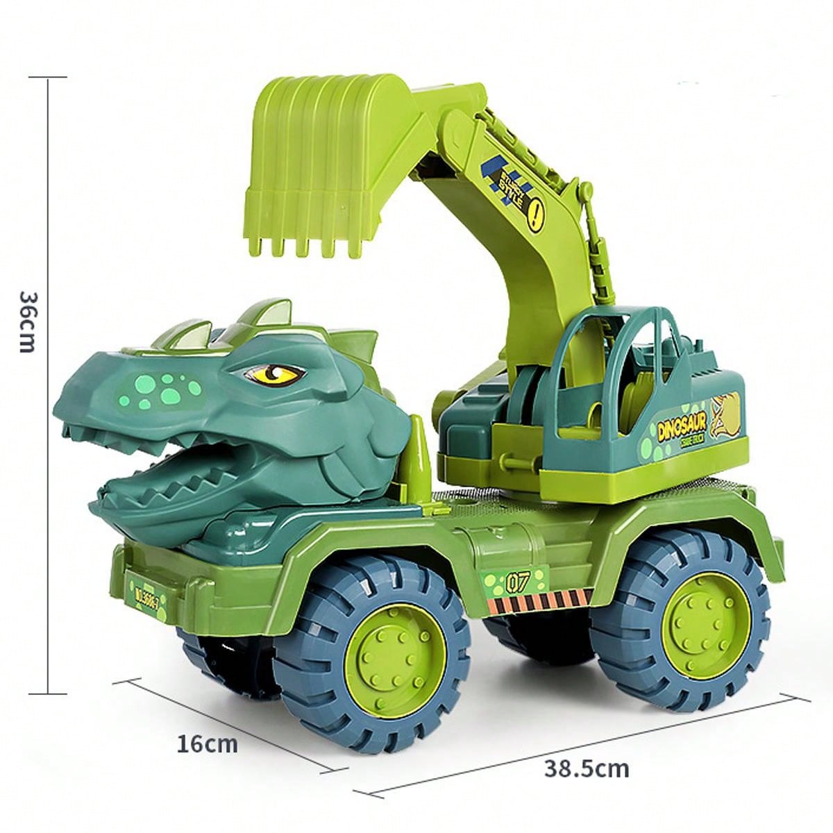 Dinosaur Excavator Toys for Kids 3-5 Years, Tyrannosaurus Transport Car ...