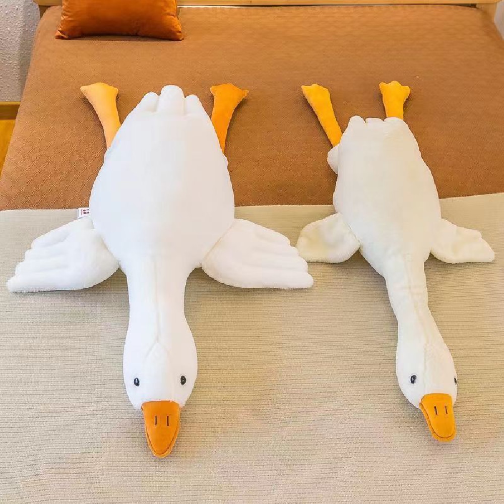 Goose Plush Stuffed Animal Cute Duck Plush Toy, Goose Plush Soft Swan Hugging Pillow Party ...