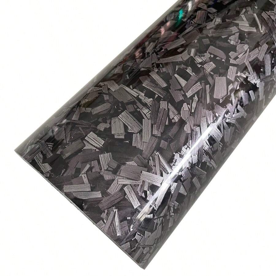 High Glossy Gray Forged Carbon Vinyl Wrap Roll with Air Release ...