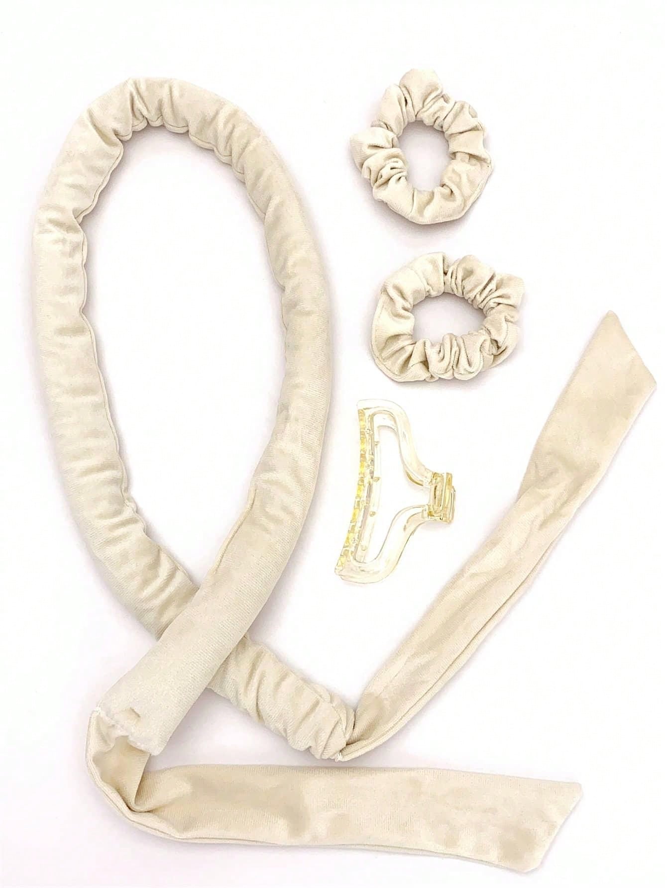 4pcs Women's Hair Styling Tools Set Including Heatless Curling Wand ...