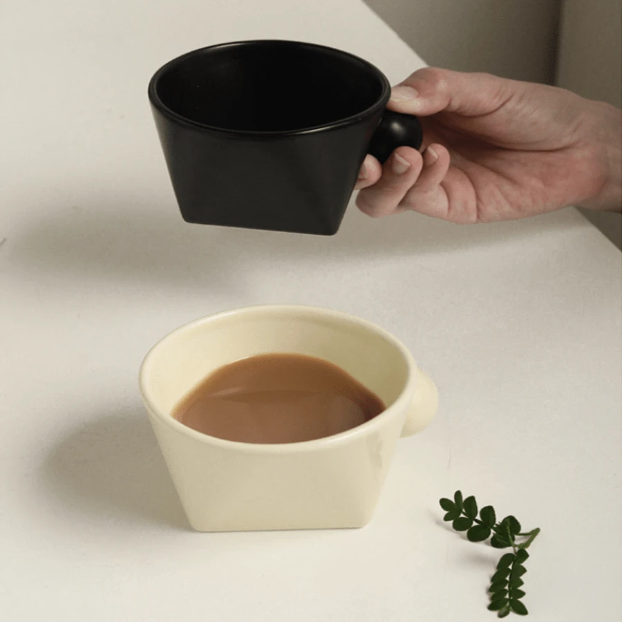 Creative And Minimalist Cup With Handle | SHEIN USA