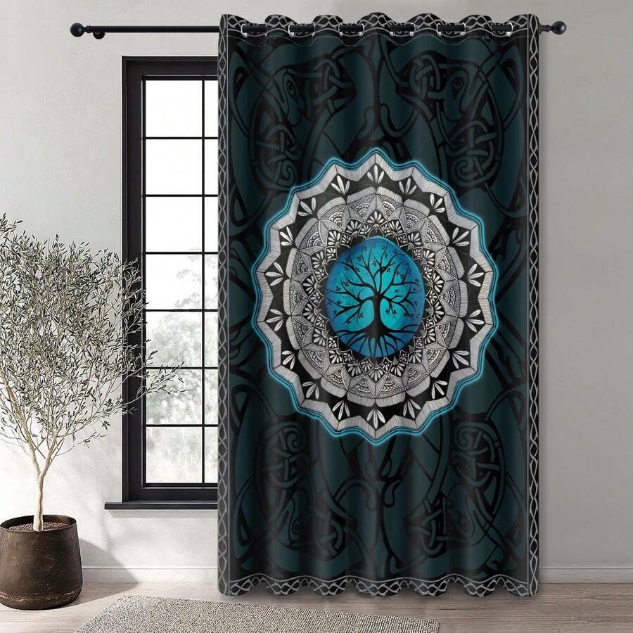 Tree Pattern Window Curtain | SHEIN USA
