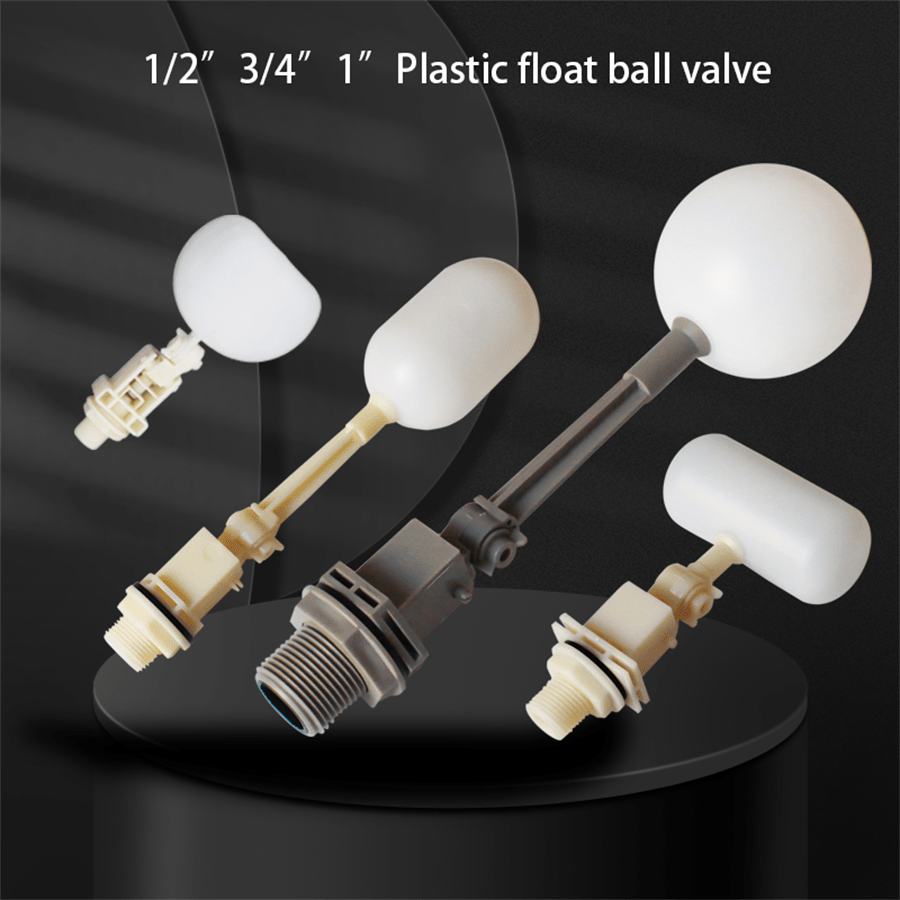 1pc Water Float Valve with Adjustable Arm, Plastic Float Ball Valve 3/4 ...