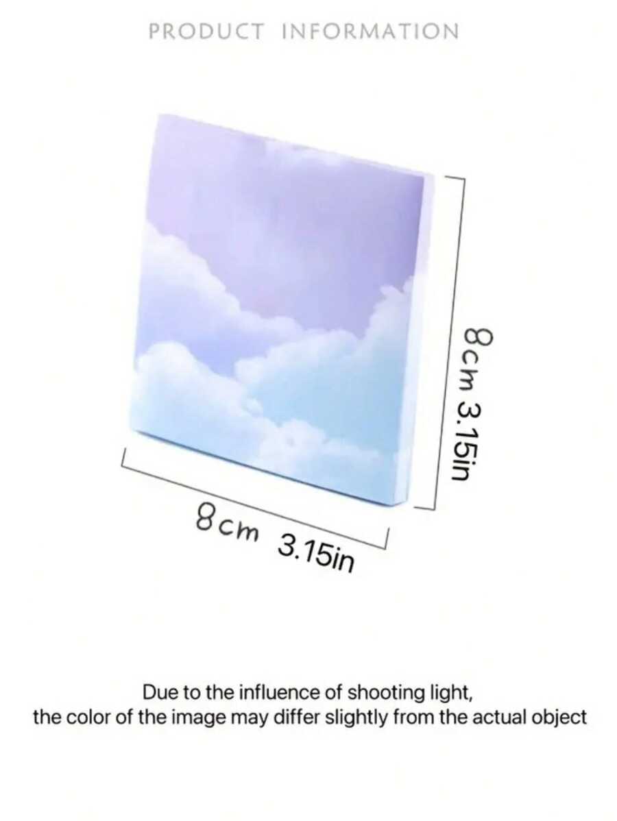 1book/50sheets Random Creative Colorful Starry Sky Sticky Notes Cheap ...