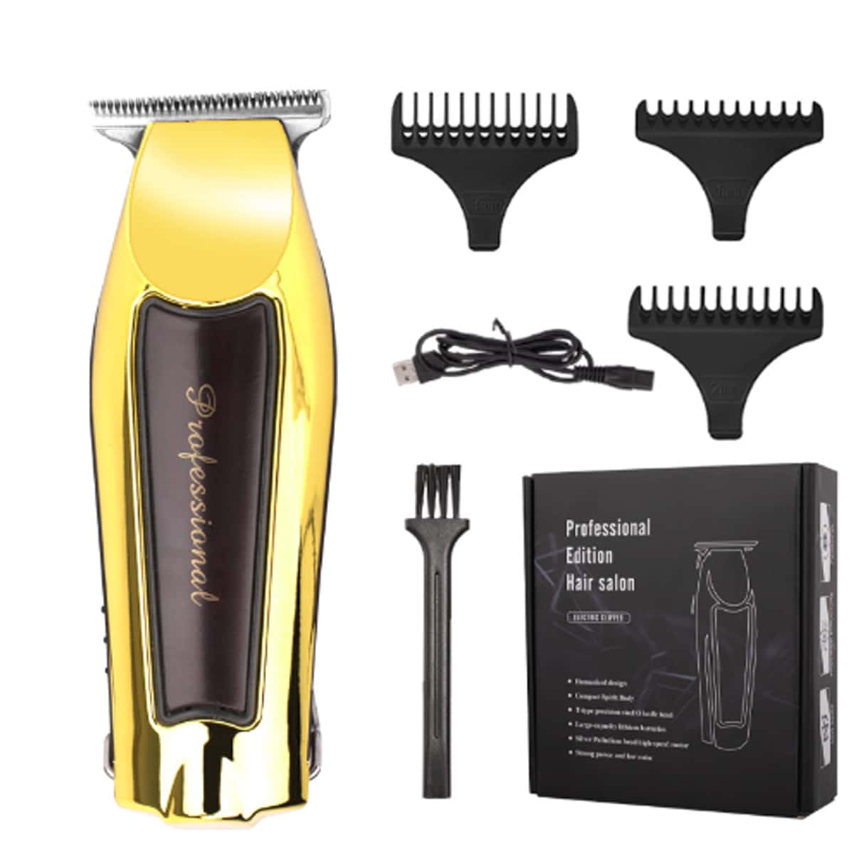 Hair Clipper Push Cutter Electric Trimmer With Digital Display, Carving ...