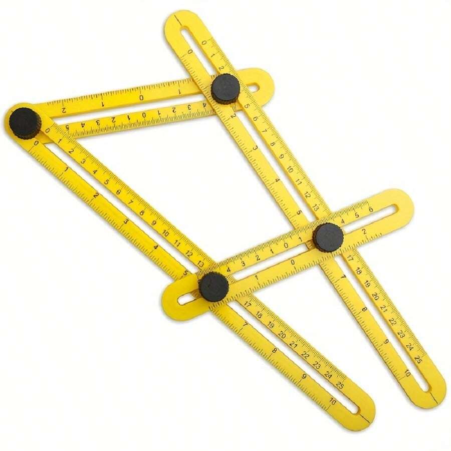 Multi Angle Measuring Ruler, 4-Sided Angle Measurement Tool, ABS ...
