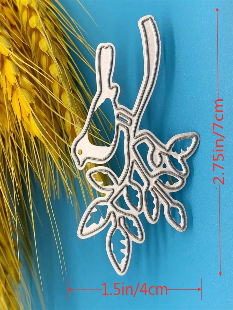 Twig bird Scrapbook Embossing Papercutting Greeting Card Metal Manual ...