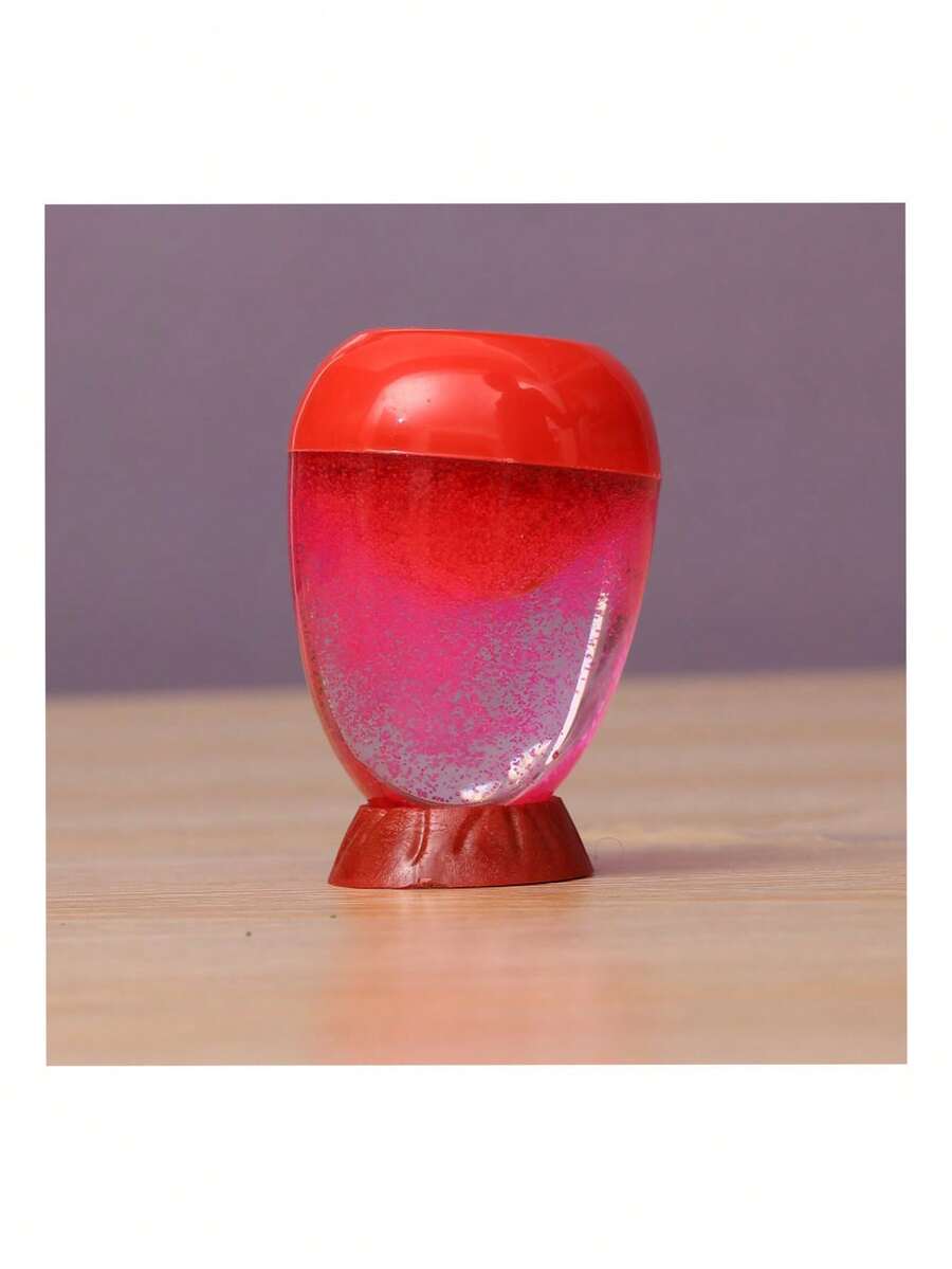 1pc Eggshell Shaped Acrylic Liquid Hourglass With Unique Feature As A ...