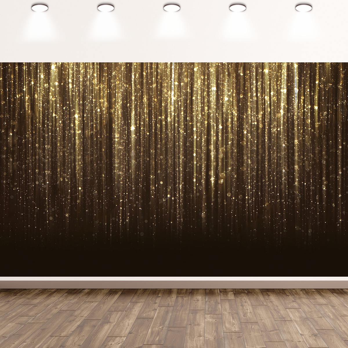6x4ft Black Gold Backdrop for Adult Kids Birthday Party Photo Backdrop ...