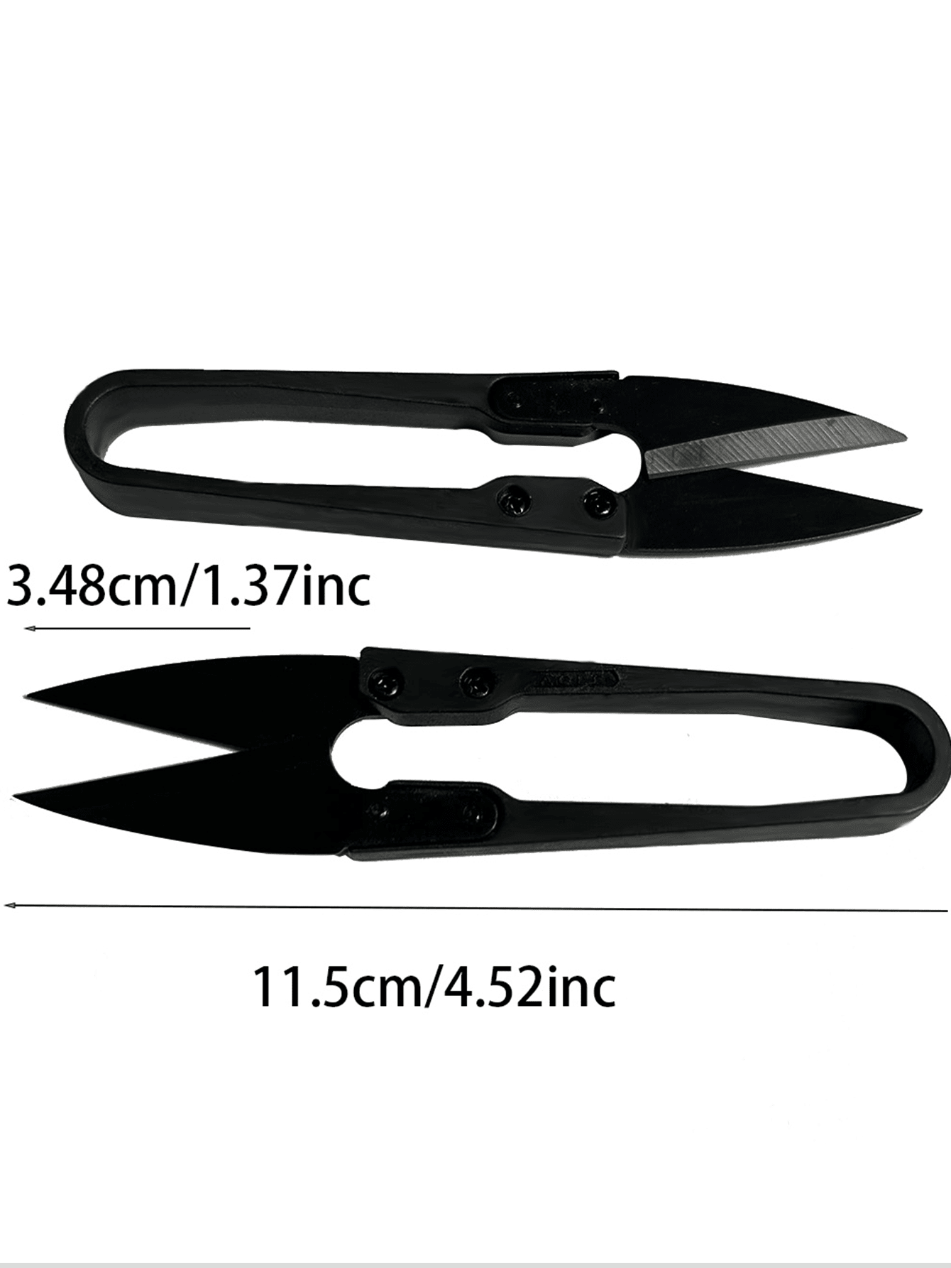 1pc Black Mini Scissors, Sewing Tool, Cross Stitch Embroidery Cutting ...