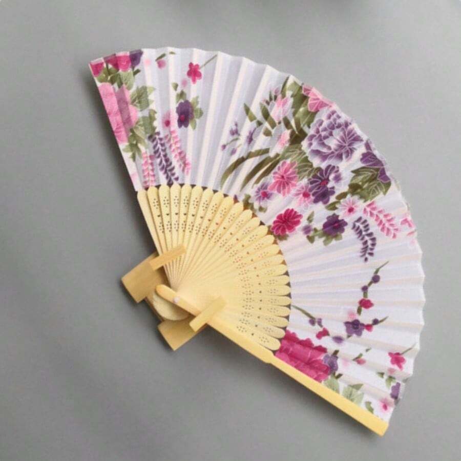 1pc Traditional Chinese Style Folding Fan For Lady & Gentleman ...