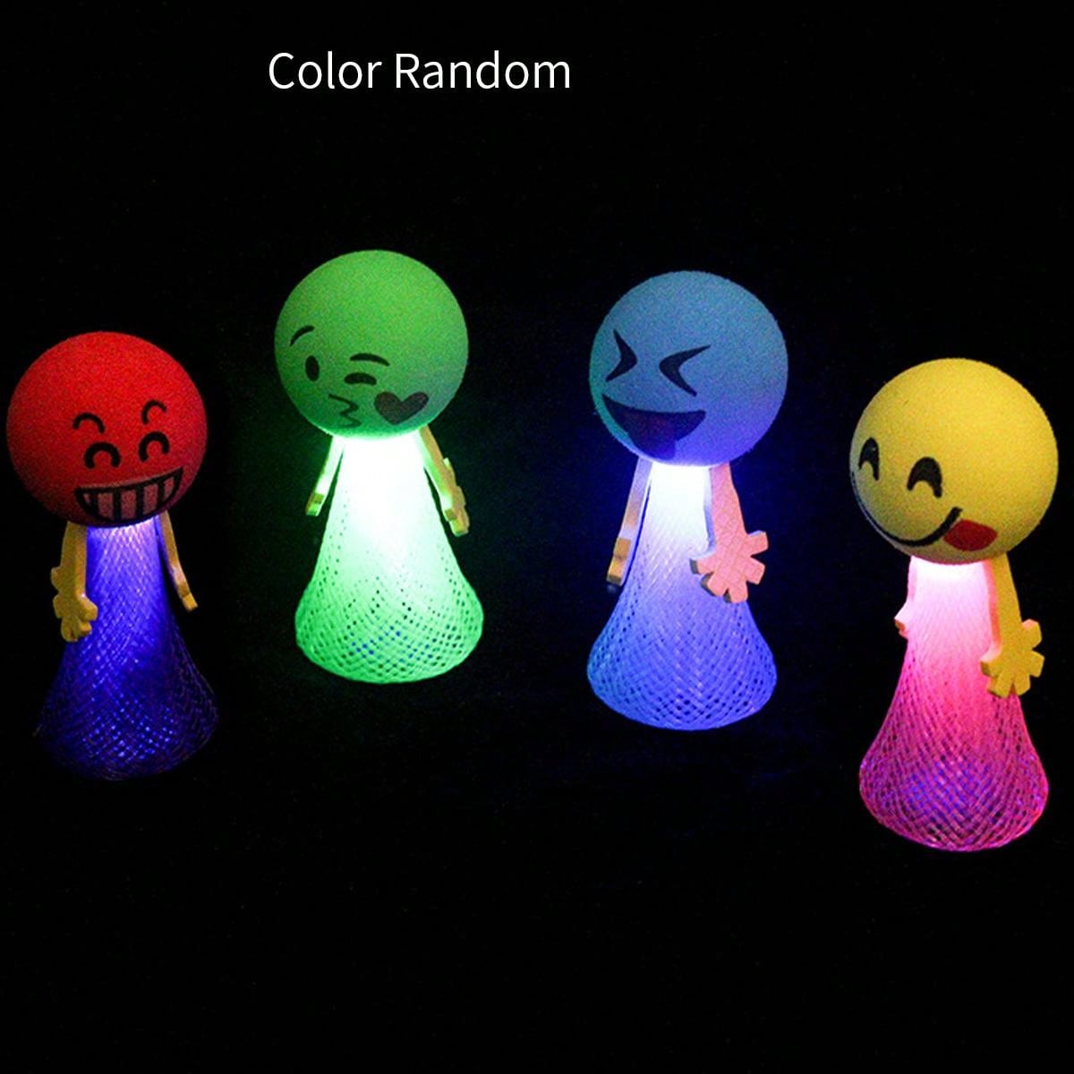 Led Flashing Pacifier With Cord, Whistle & Light-up Function Random ...