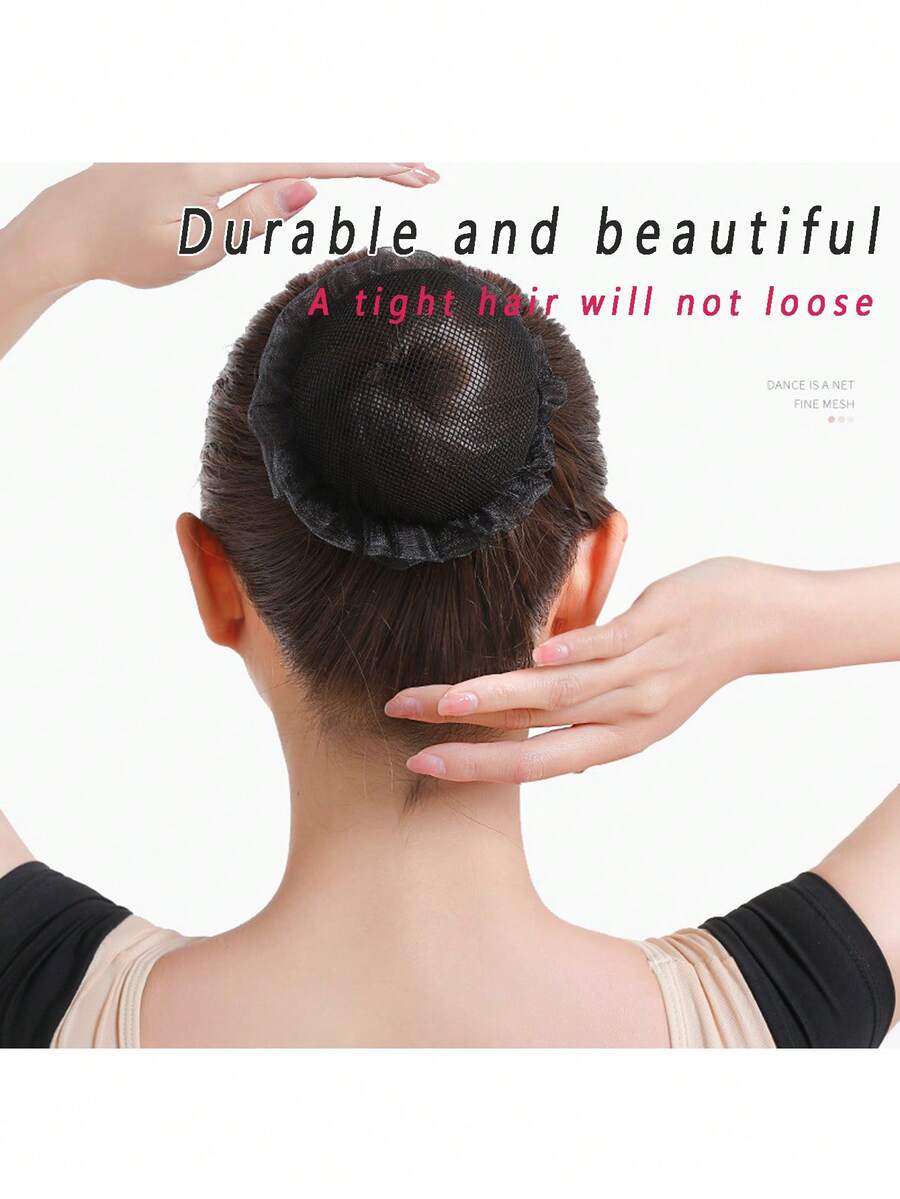 Large Floral Hair Net For Women, Summer, Suitable For High Bun Or Thick ...