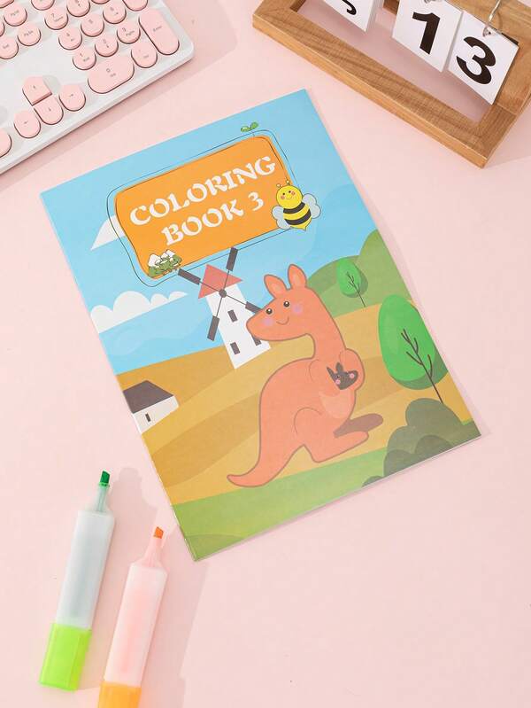 1pc Coloring Book Hand-drawn Book (a4) 2 Random Styles | SHEIN USA