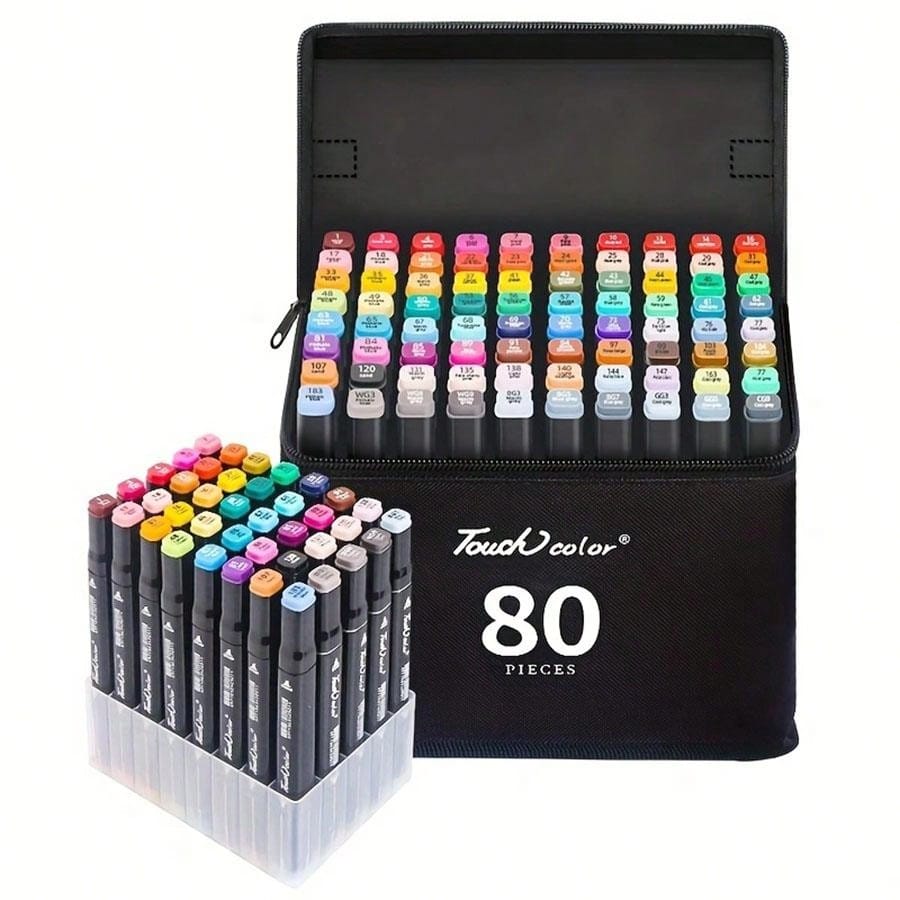 168 Colors Dual Tip Marker Pen Set For Art Drawing And Animation ...