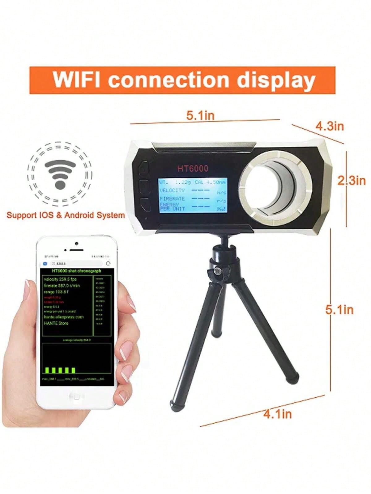 10-5000 Fps Multi-functional Shooting Timer Code Table Wifi Shooting ...