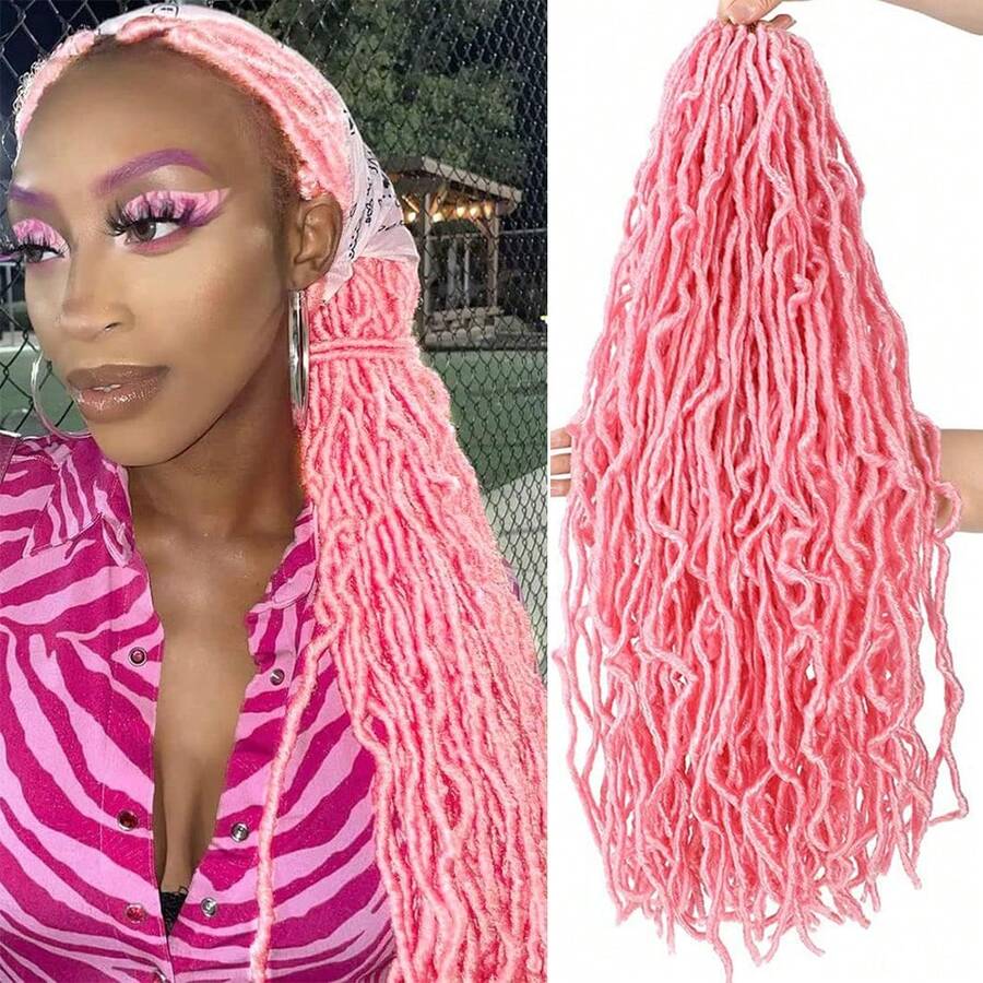New Faux Locs 30 Inch Crochet Hair Long Pre-Looped Soft Locs Crochet ...