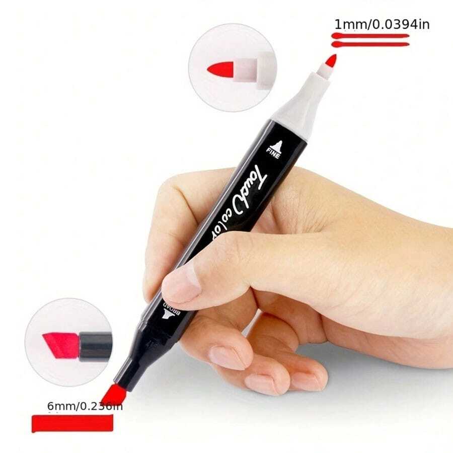 168 Colors Dual Tip Marker Pen Set For Art Drawing And Animation ...