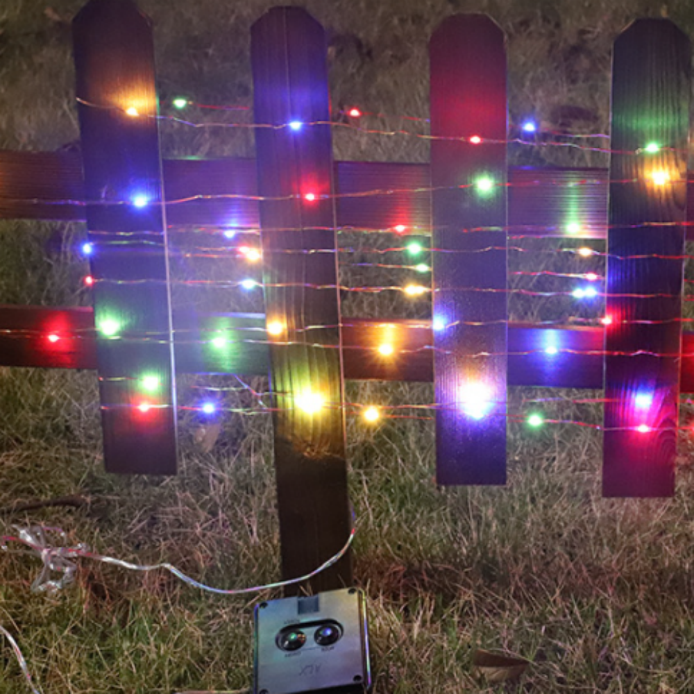 Ultra-thin highlighting solar copper wire light string led light string ...