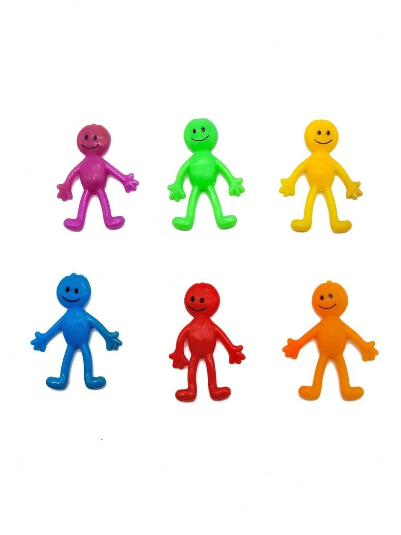 10pcs Stretchable Smiling Little Man Toy, Office Accessory & Pressure ...