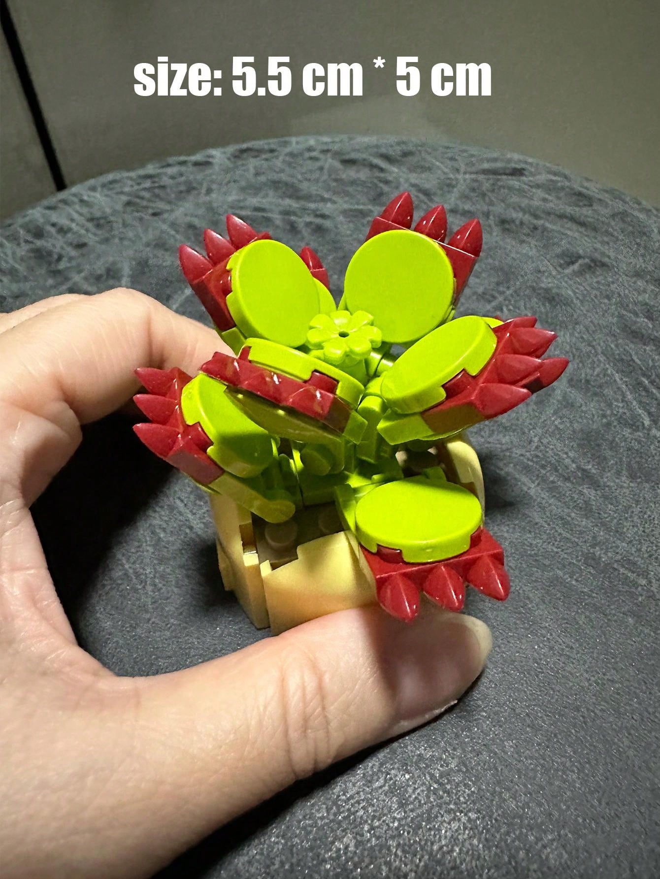 1pc Building Blocks Simulated Flower Pot, Miniature Brick Bonsai Model ...