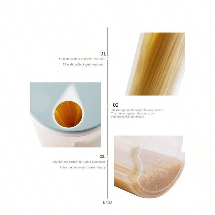 Kitchen Box For Pasta, Noodle Storage Container, Grain Hanging Noodle ...
